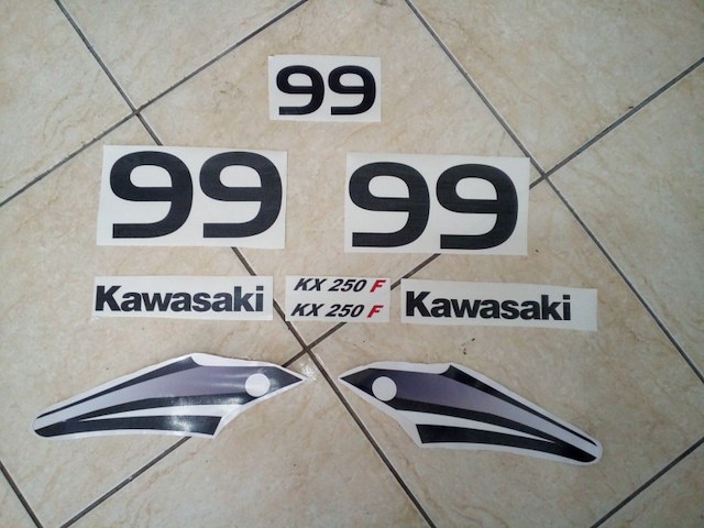 Nalepnice za motore Kawasaki KX250F 2005