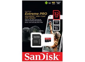 SanDisk Micro SDHC 32GB Extreme Pro 100MB/s
