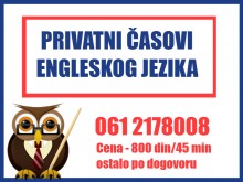 Privatni časovi engleskog jezika