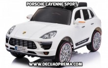 Porsche cayenne sport na akumulator za decu beli