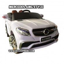 Mercedes amg style na akumulator 12v za decu beli