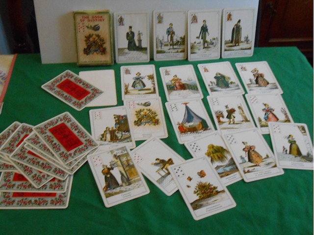 Tarot karte sudbine  Vintage Book Of Destiny CardsTAROT