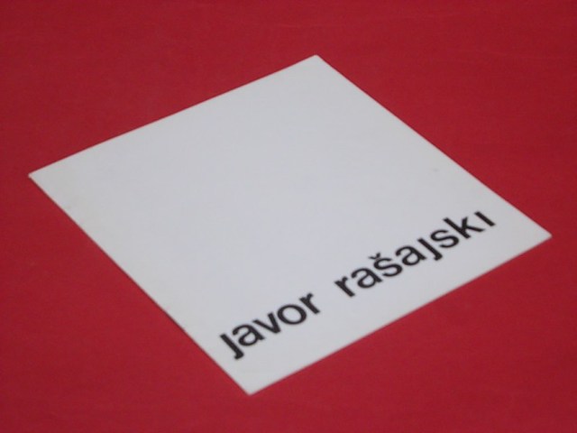 Javor Rašajski - katalog