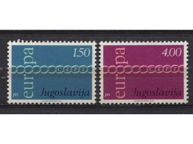 Jugoslavija 1971 Europa-CEPT