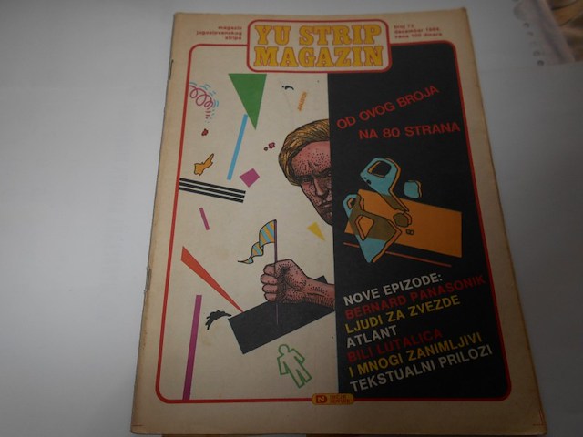 Yu strip magazin,broj 72, dec.1984. DN gm