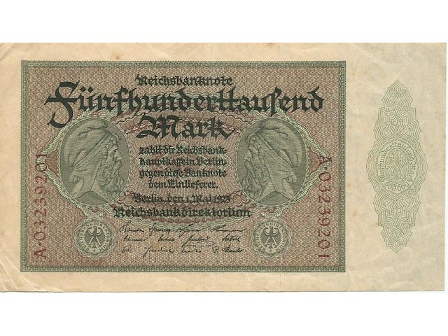 Nemacka 500.000 maraka 1923.