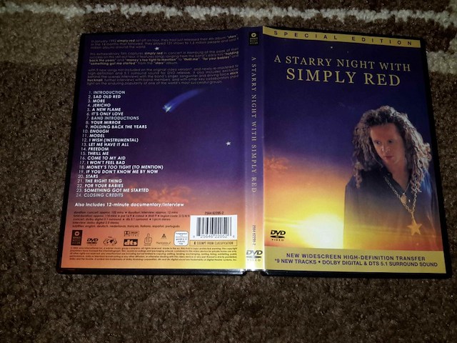 Simply Red - A starry night with... DVD , ORIGINAL