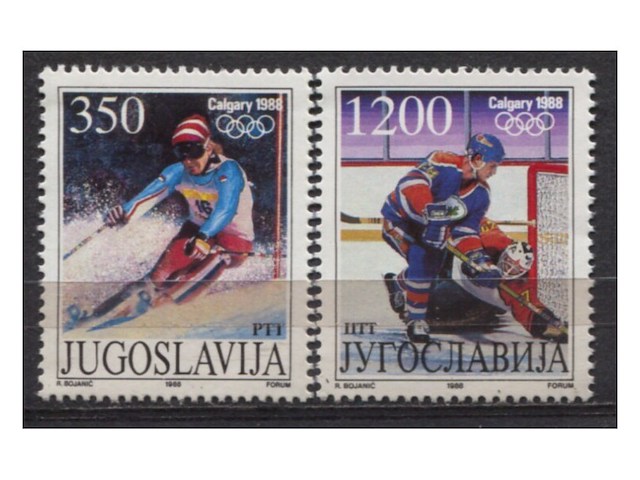 Jugoslavija 1988 ZOI Calgary