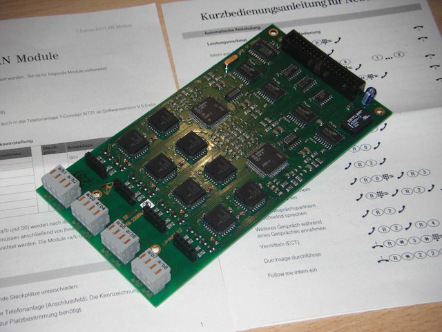 T-Eumex 820 LAN Modul 8 a/b