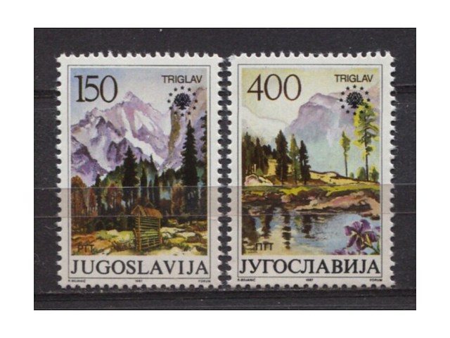 Jugoslavija 1987 Evropska zaštita prirode