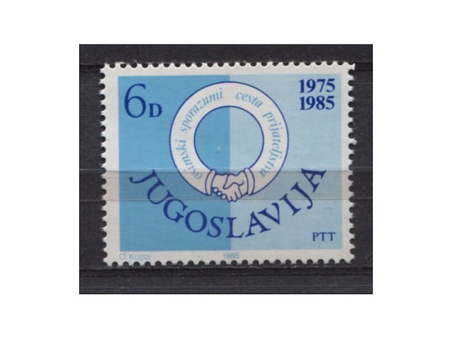 Jugoslavija 1985 Osimski sporazumi