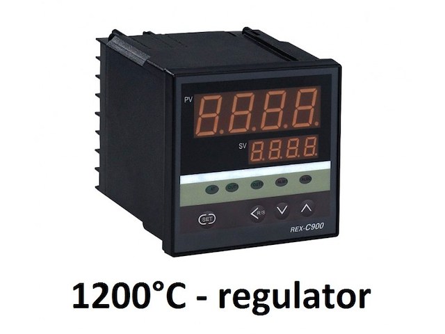 PID Termoregulator 1200°C - relej - 220V - REX-C900
