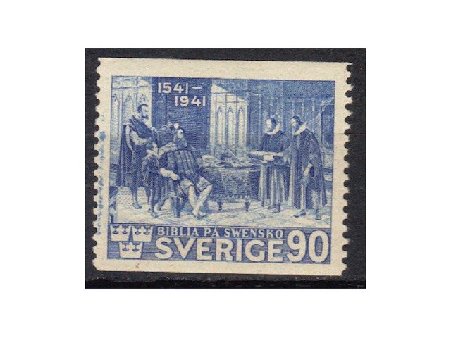 Švedska,400 god prvog prevoda Biblije 1941.,čisto