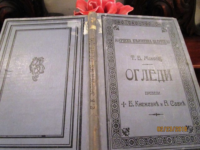 T.B. MAKOLEJ - OGLEDI - iz 1912