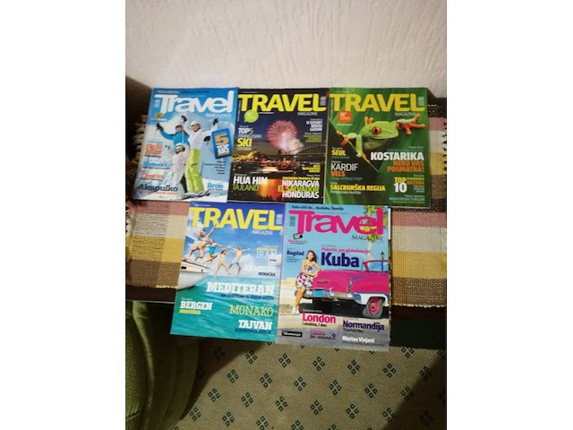 Travel časopisi 5 brojeva