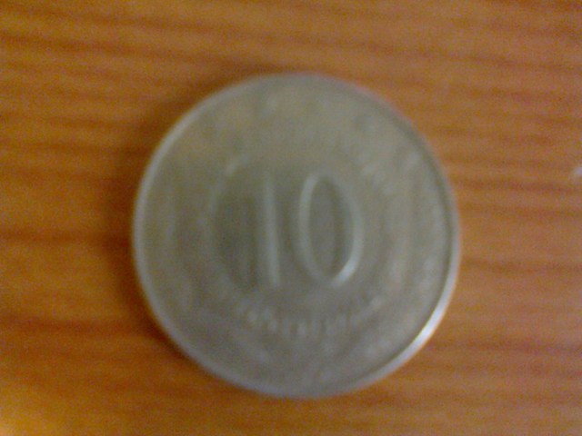 10 DINARA 1978