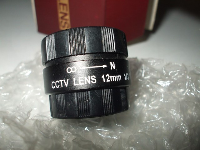 Objektiv CCTV LENS 12mm 1/3`