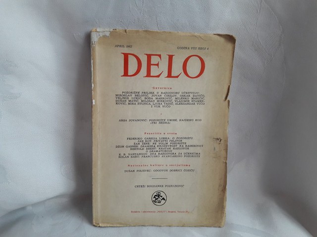 Delo april 1962 broj 4