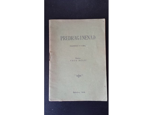 Predrag i Nenad s ilustr. Predraga Rajkovića (1929)