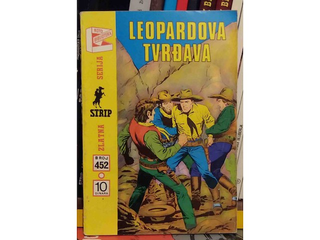 Zlatna serija 452 - Leopardova tvrđava - Teks