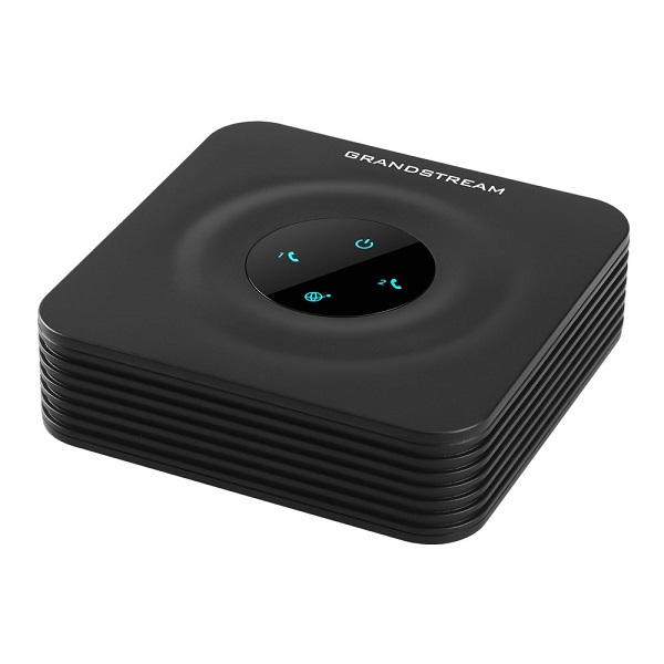 Grandstream HandyTone HT802 ATA Voice&Fax-over-IP gateway sa 2 x FXS, 1 x LAN 10/100Mb/s, SIP protokol, kodeci G.711(a/u-law), iLBC, G.723, G.729A/B, G.726-32, OPUS, T.38 fax, HTTPS, Encrypted XML...