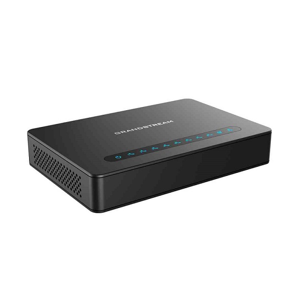 Grandstream HandyTone HT818 ATA Voice&Fax-over-IP gateway sa 8 x FXS, 1 GWAN + 1 GLAN, SIP protokol, kodeci G.711(a/u-law), iLBC, G.723, G.729A/B, G.726-32, OPUS, T.38 fax, HTTPS, Encrypted XML, T...