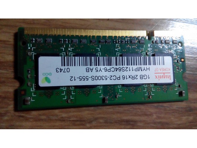 Toshiba L505D RAM memorija 1Gb ddr2