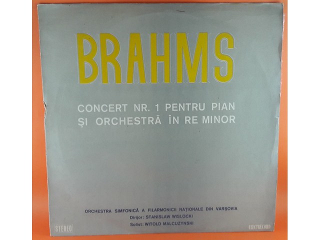 Brahms* - Orchestra Simfonică A Filarmonicii Naţionale