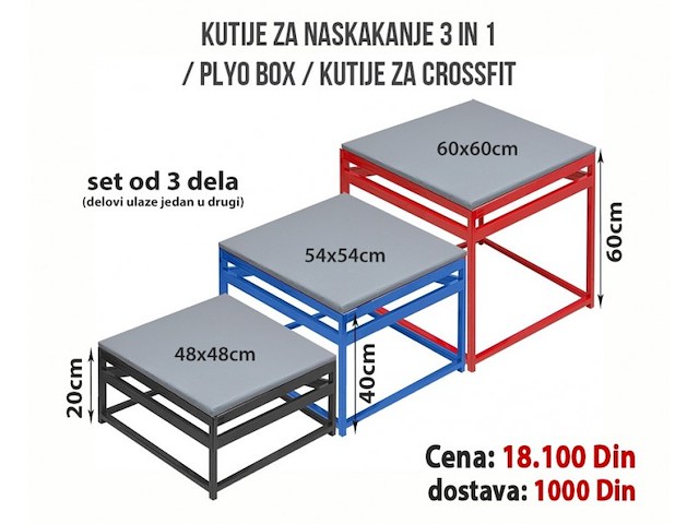 Kutije za naskakanje / Plio Box / Kutije za crossfit