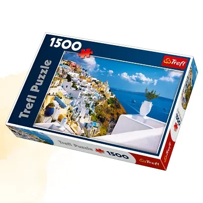 Trefl TREFL PUZZLE 1500 SANTORINI, GREECE / TREFL (26119)