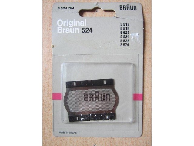 Braun 524 (5524764)- nova mrežica za aparat za brijanje