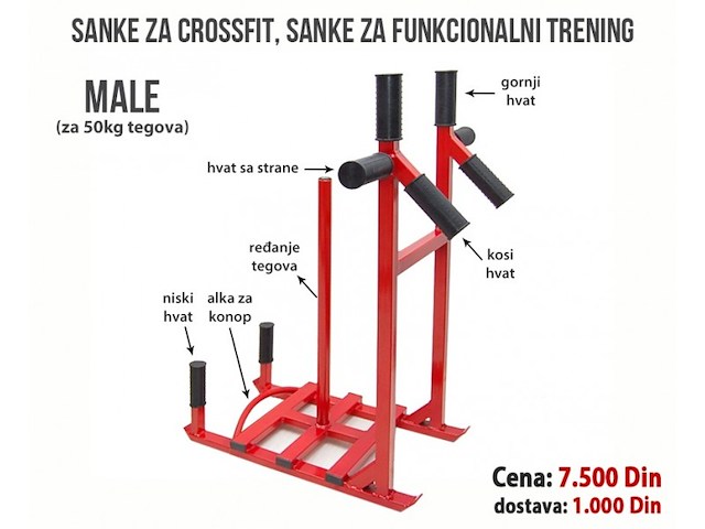 Sanke za Crossfit, Sanke za funkcionalni trening - MALE