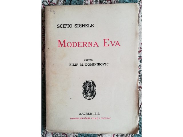 Moderna Eva, Scipio Sighele