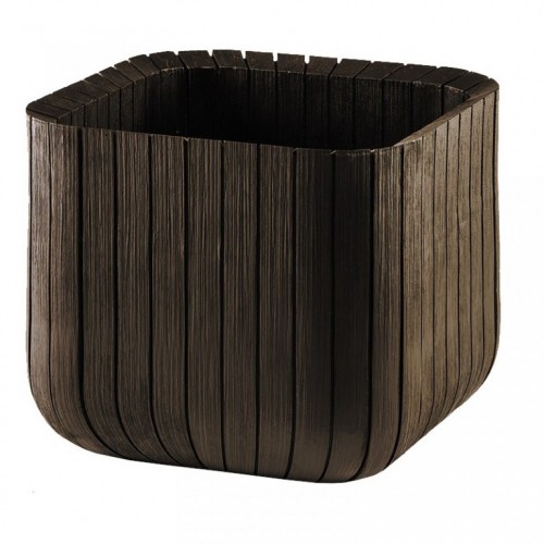 Saksija Cube Planter M braon