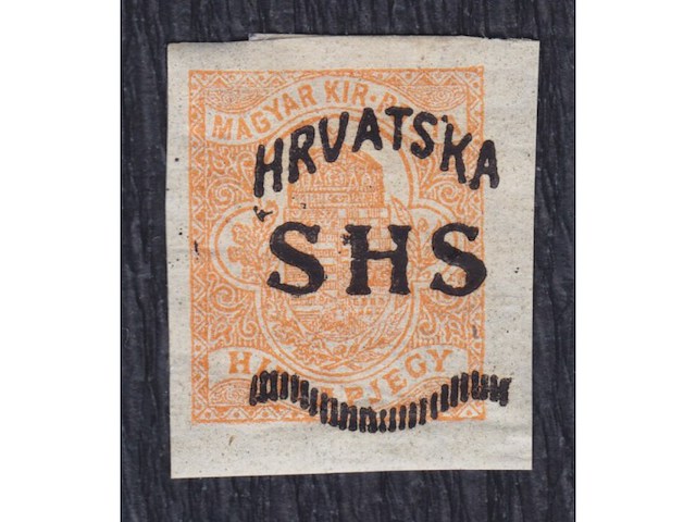 SHS Hrvatska 1918 Novinska marka, falc (*)