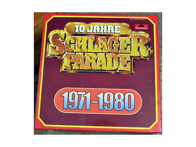 Schlager Party 1971-1980 (10 x LP, Box)