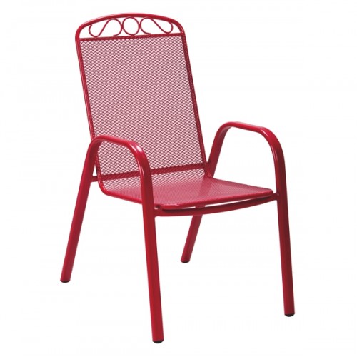 Baštenska stolica Melfi crvena