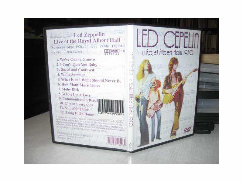 DVD - LED CEPELIN - KOCERT U ROJAL ALBERT HOLU 1970.