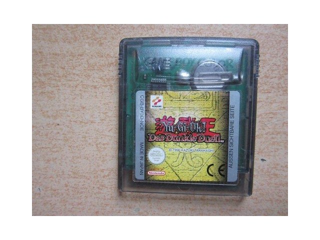 GameBoy Color kertridž - YU-GI-OH