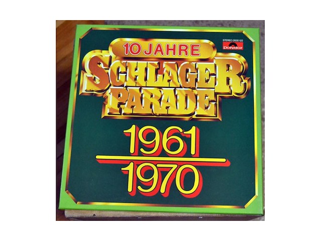 Schlager Parade 1961-1970 (10 x LP, Box)
