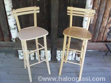 Drvene barske stolice
