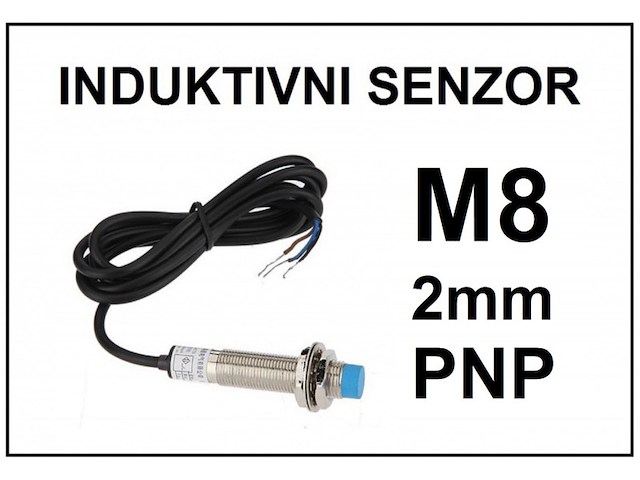 Induktivni senzor - LM8 - 2mm - PNP - 6-36VDC - NO