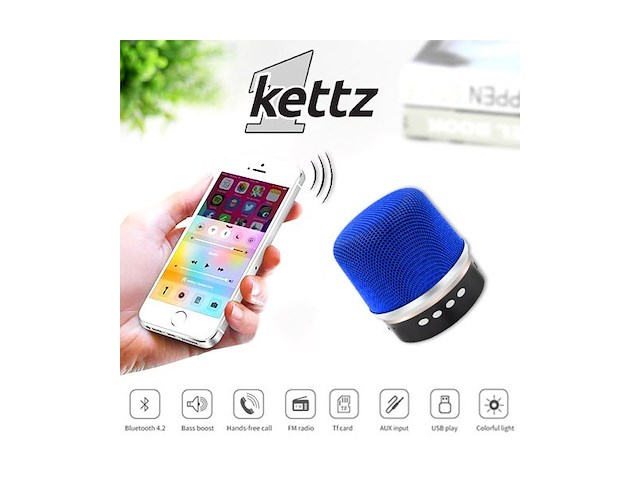 Bluetooth zvučnik Kettz BTK-790 V4.2 plavi