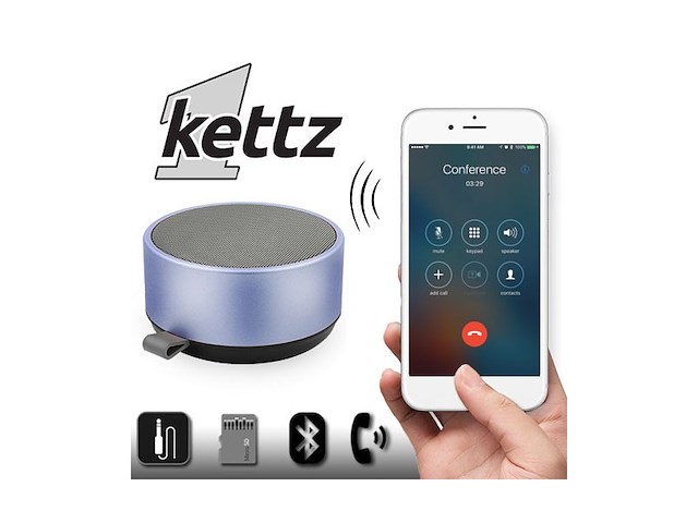 Bluetooth zvučnik Kettz BTK-890 V4.2 plavi
