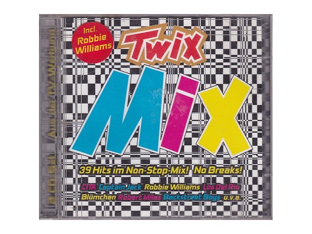 TWIX MIX 2CD inc.ROBBIE WILIAMS,Backstreet Boys,C.Jack