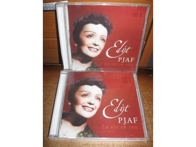 CD - EDITH PJAF - LA VIE EN ROSE - 3CD