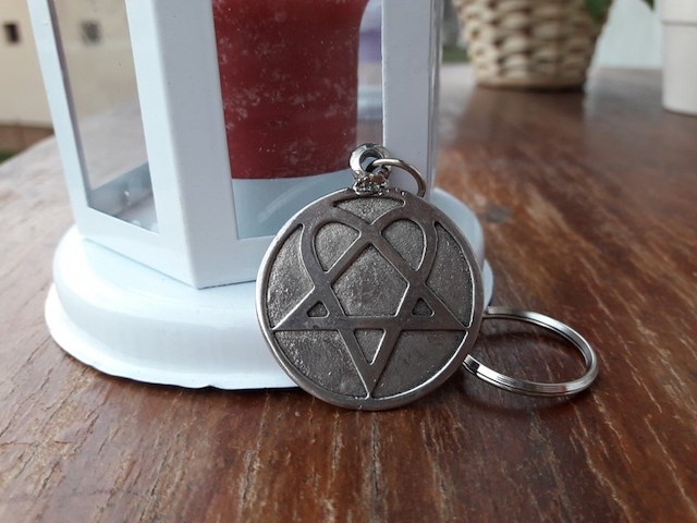 HIM hertagram amulet privezak za kljuceve,Him muzika