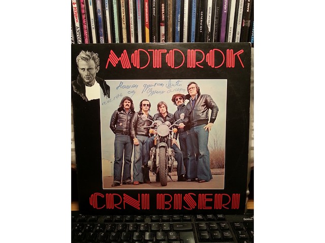 Crni Biseri - Motorok, LP , sa potpisom grupe