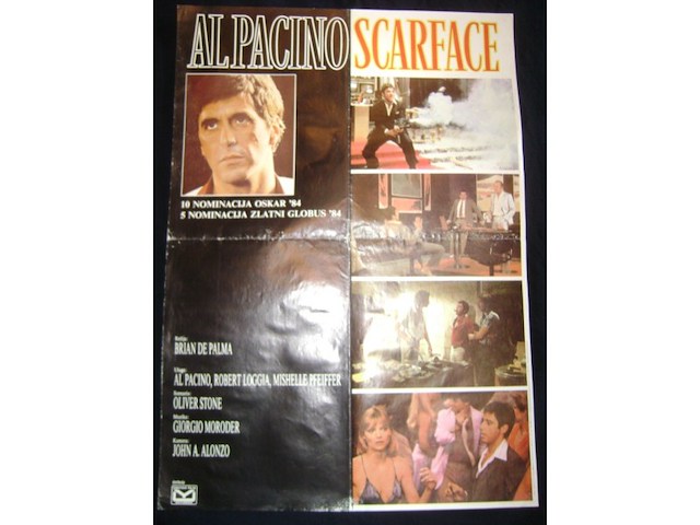 Filmski poster SCARFACE Al Pacino 1983