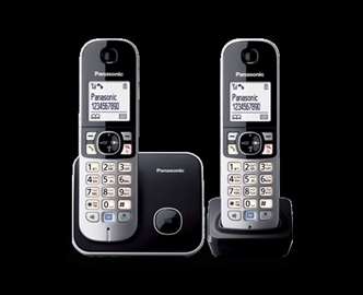 Telefon bežični sa dve slušalice kx-tg6812, novo!